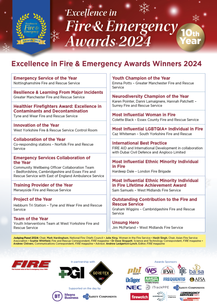 Excellence in Fire & Emergency Awards - Fire Magazine