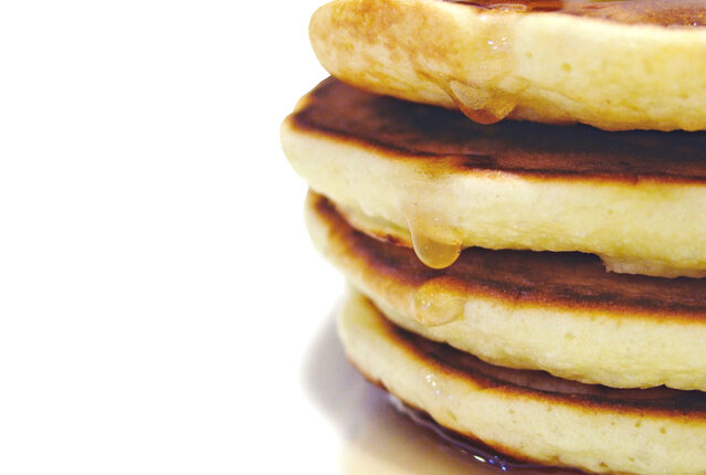 Pancakes are delicious but make sure you stay safe in the kitchen ...